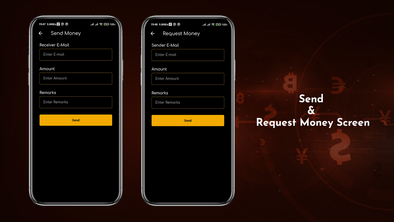 MyCoin - Digital Coin Currency Wallet and Payment Gateway Flutter App UI Kit by AppDevsX